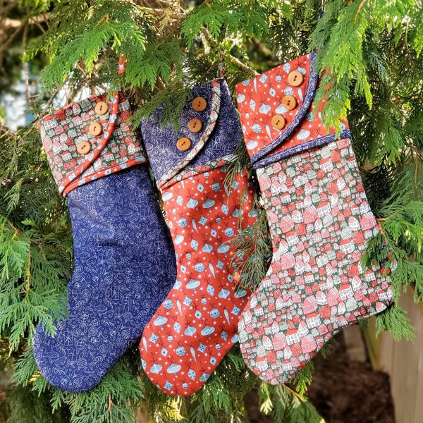 Piece and Goodwill Stocking | Christmas Pattern – Little Fabric Shop