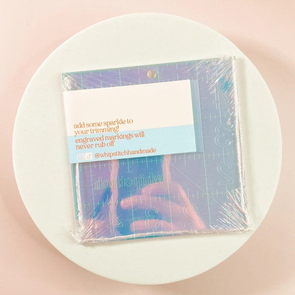 4.5 Inch Square Iridescent Quilting Ruler – Little Fabric Shop