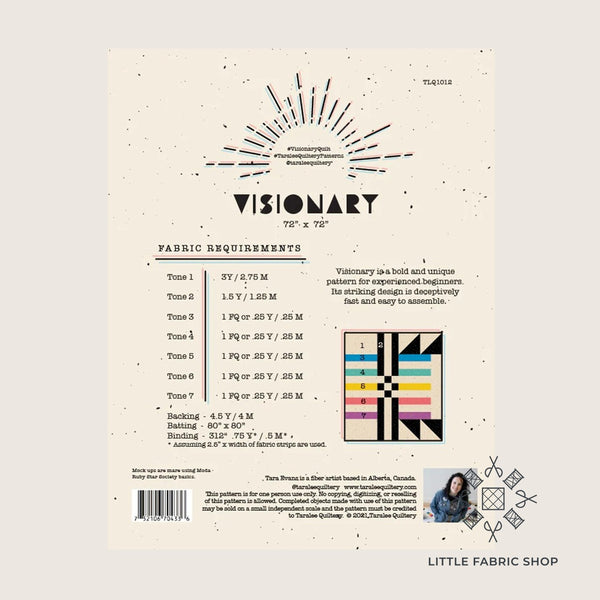 Visionary | Quilt Pattern | Taralee Quiltery – Little Fabric Shop