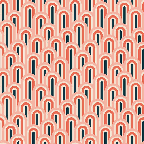 Savanna | Carys Mula | Promising Rays - Smouldering Red – Little Fabric ...