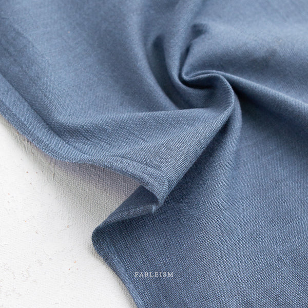 French Blue | Watercolor Wovens | Fableism – Little Fabric Shop