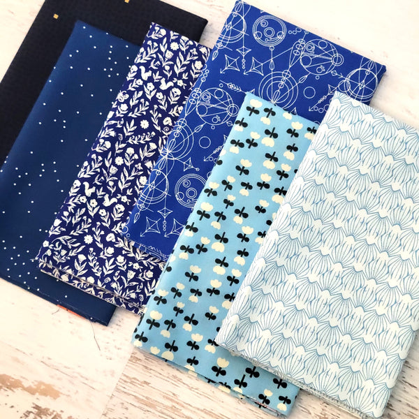Blue | Stash Builder Half Yard Bundle – Little Fabric Shop