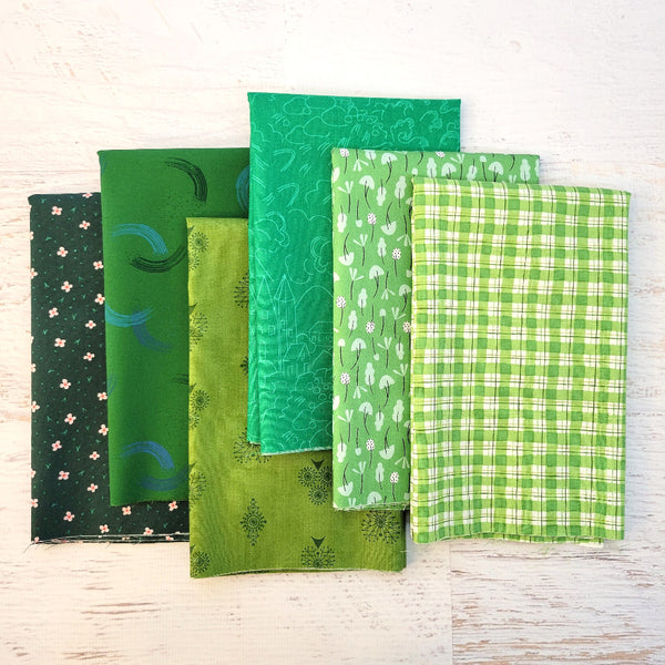 Green | Stash Builder Half Yard Bundle – Little Fabric Shop